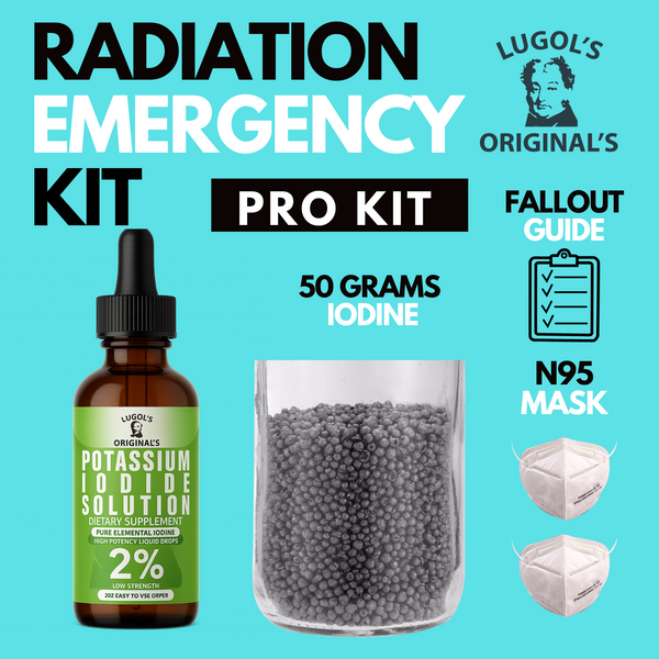Nuclear Fallout Emergency Prep Kit - Lugols Originals